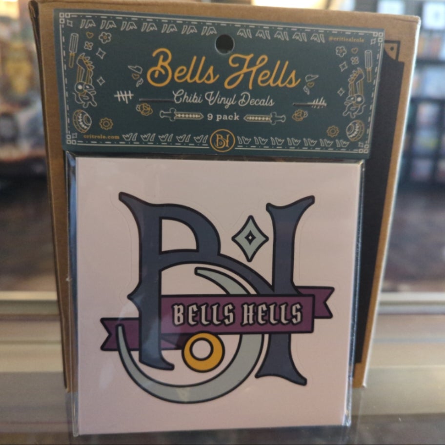 Bells Hells Chibi Vinyl Decals 9 Pack | Bard Owl Games
