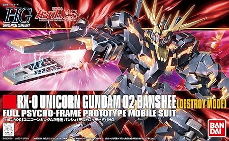 134 Unicorn Gundam 02 banshee HGUC | Bard Owl Games