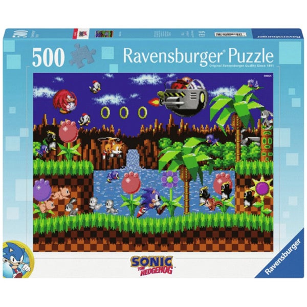 Puzzle: Sonic The Hedgehog (500 pieces) | Bard Owl Games